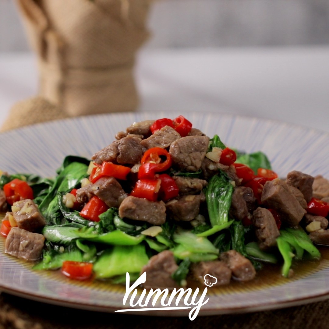 Resep Pakcoy Cah Sapi Mudah dan Cepat