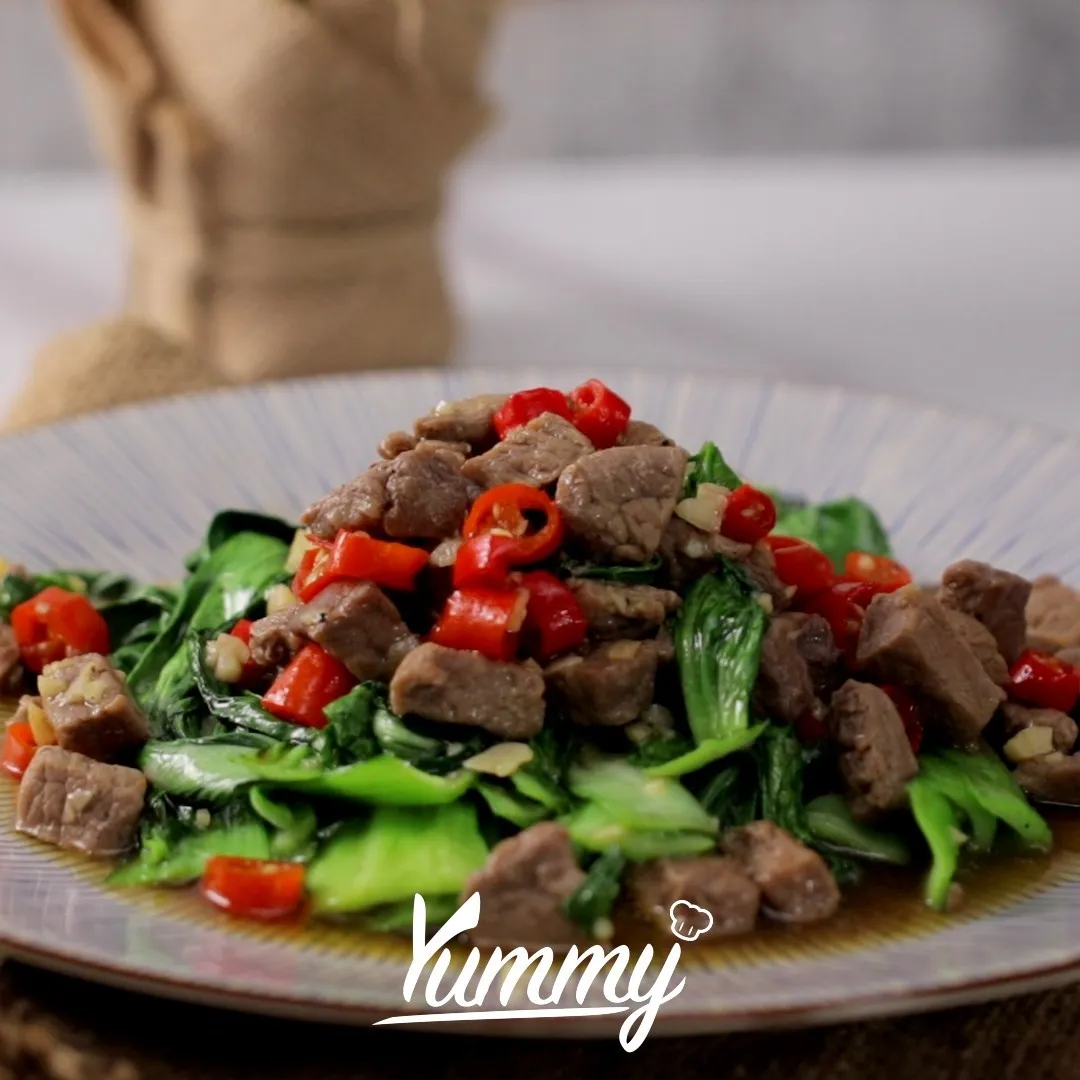 Resep Pakcoy Cah Sapi Mudah dan Cepat