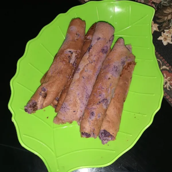 Resep Egg Roll Ubi Ungu #RabuEkstraPoin Sederhana Rumahan di Yummy App