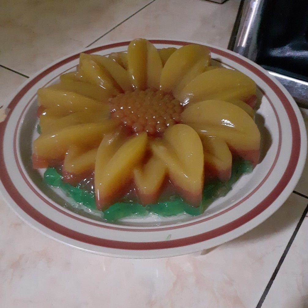 Resep Puding Tiga Rasa #RabuEkstraPoin Sederhana Rumahan di Yummy App