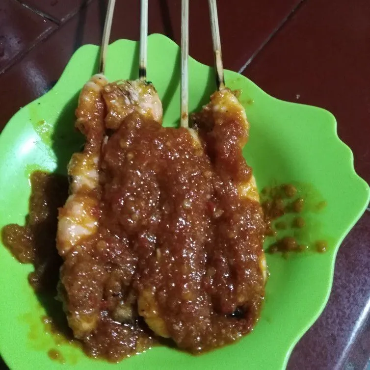 Resep Sate Udang Merah Sederhana Rumahan di Yummy App