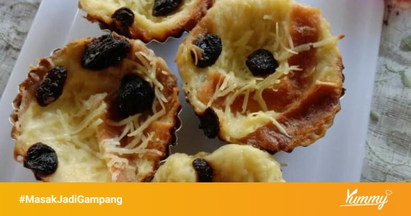 Resep Puding Roti Tawar Keju Rabuekstrapoin Sederhana Rumahan Di Yummy App