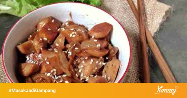 Resep Bakso Sosis Teriyaki Rabuekstrapoin Sederhana Rumahan Di Yummy App