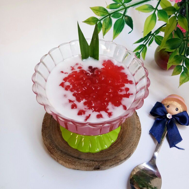 Resep Bubur Mutiara Merah #JagoMasakMinggu2 Sederhana Rumahan di Yummy App