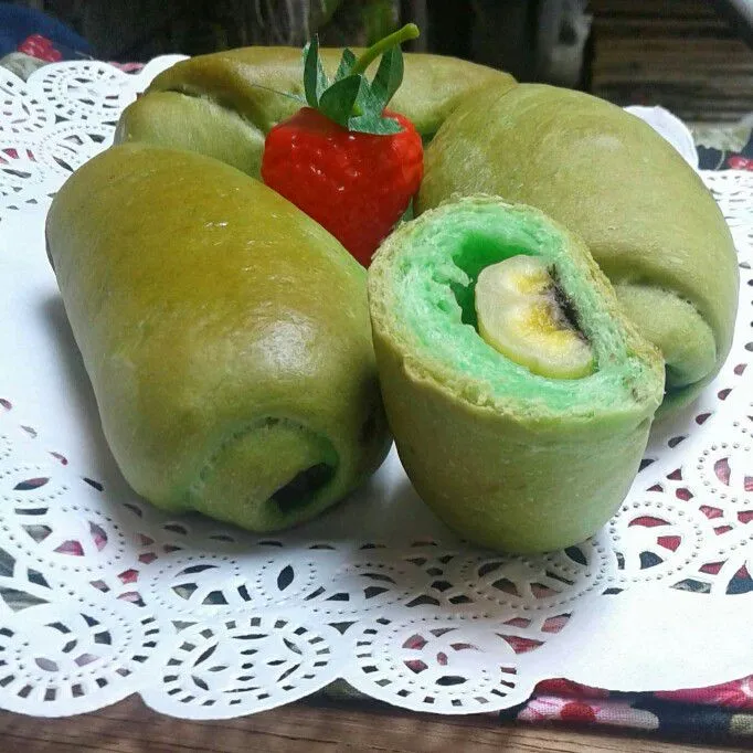 Resep Roti Pandan Pisang Coklat Jagomasakminggu2 Sederhana Rumahan Di