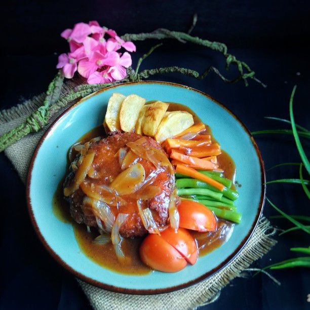 Resep Hainanese Chicken Chop Saus Semur #JagoMasakMinggu5 Sederhana ...