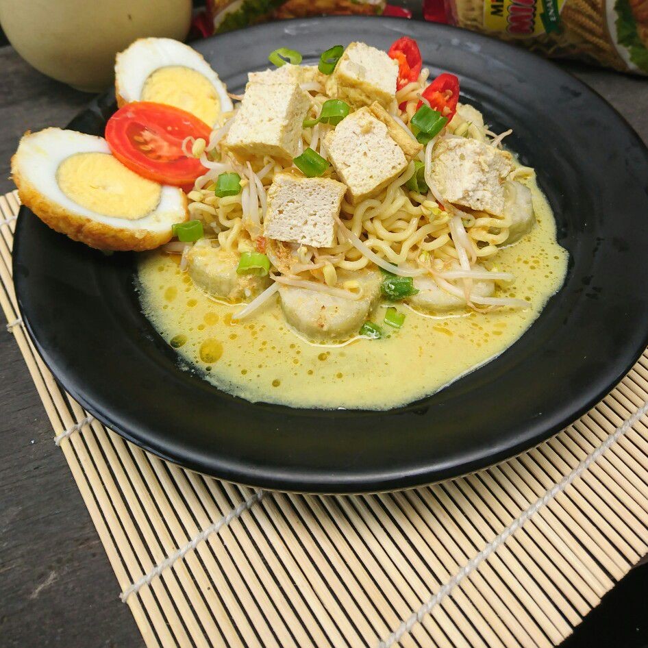 Resep Lontong Mie Opor Tahu Telur #1Resep1NasiBungkus Sederhana Rumahan ...