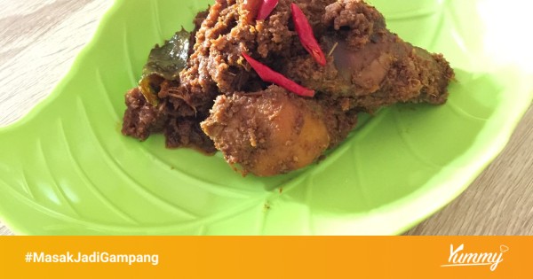 Resep Rendang Ayam Sederhana Rumahan Di Yummy App