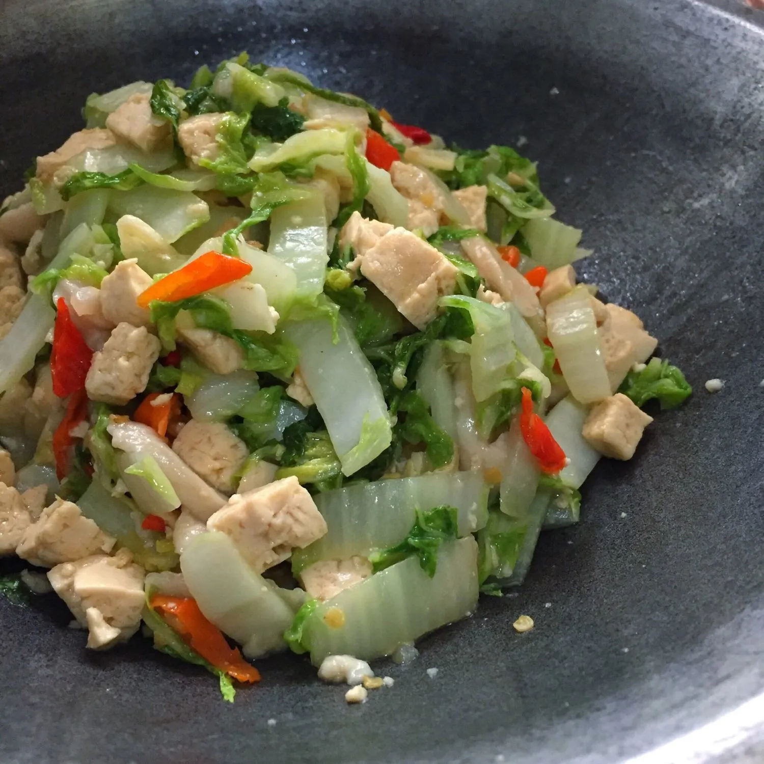 Resep Tumis Sawi Putih Tahu Sederhana Rumahan Di Yummy App
