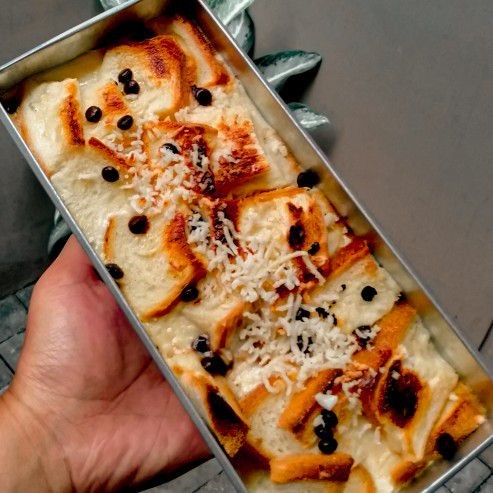 Resep Puding Roti Susu Keju #JagoMasakMinggu8 Sederhana Rumahan di ...