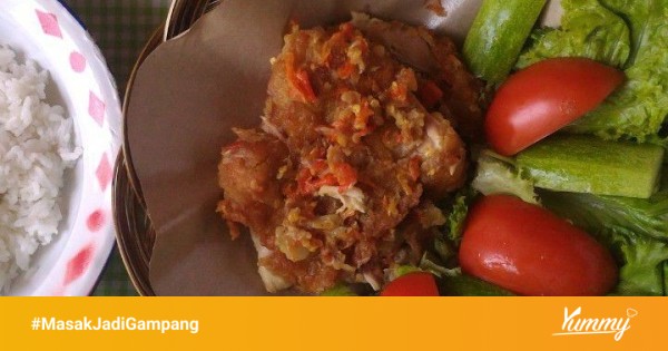 Resep Ayam Geprek Jagomasakminggu9 Sederhana Rumahan Di Yummy App