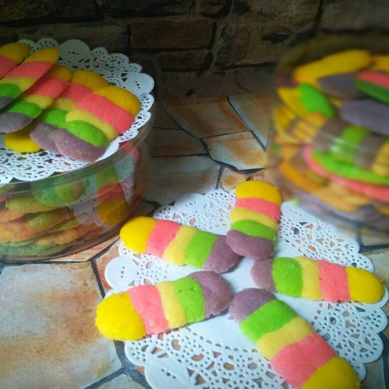 Resep Lidah Kucing Rainbow #JagoMasakMinggu11 Sederhana Rumahan di ...