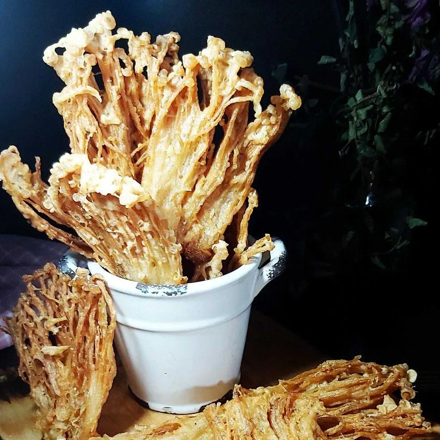 Resep Jamur Enoki Crispy Sederhana Rumahan Di Yummy App