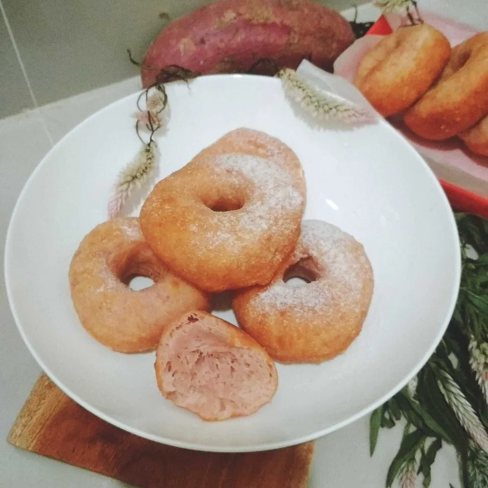 Resep Donat Ubi Ungu Sederhana Rumahan Di Yummy App