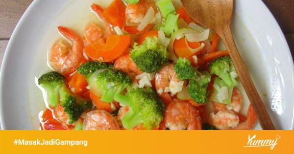Resep Capcay Udang Kuah Bening Sederhana Rumahan Di Yummy App