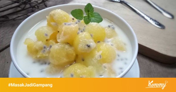 Resep Es Susu Semangka Kuning dan Selasih #JagoMasakMinggu1Periode2 ... Resep Es Susu Semangka Kuning dan Selasih #JagoMasakMinggu1Periode2 ...