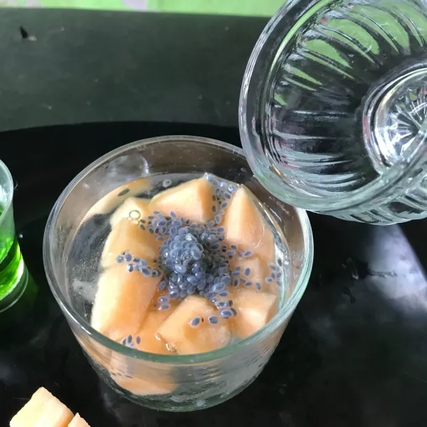 Resep Es Melon Nipis Selasih Jagomasakminggu1periode2 Sederhana