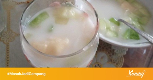 Resep Es Susu Melon Tape Manis Jagomasakminggu1periode2 Sederhana