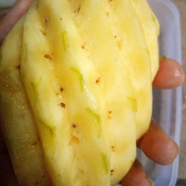 Resep Es Setup Buah Nanas Dan Selasih Jagomasakminggu1periode2