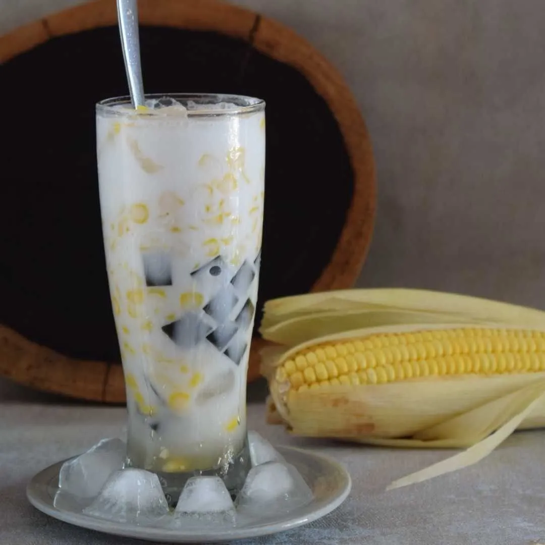 Resep Es Jagung Manis Cincau Santan Jagomasakminggu1periode2 Sederhana