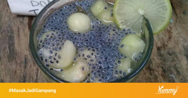 Resep Es Melon Selasih Jagomasakminggu1periode2 Sederhana Rumahan Di