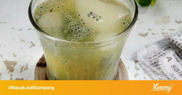Resep Es Selasih Lemon Soda Jagomasakminggu1periode2 Sederhana Rumahan