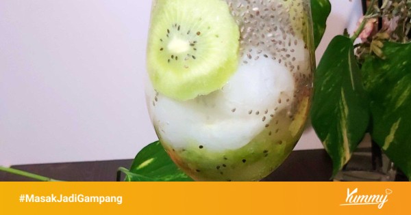 Resep Es Leci Kiwi Biji Selasih Jagomasakminggu1periode2 Sederhana