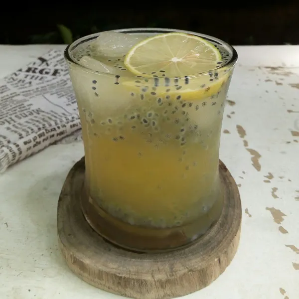 Resep Es Selasih Lemon Soda Jagomasakminggu1periode2 Sederhana Rumahan