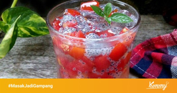 Resep Es Tomat Selasih Jagomasakminggu1periode2 Sederhana Rumahan Di
