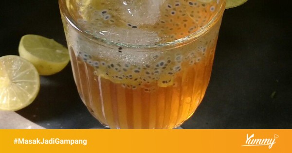 Resep Es Teh Selasih Jeruk Nipis Jagomasakminggu1periode2 Sederhana
