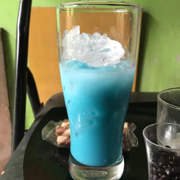 Resep Es Vanilla Blue Yoghurt #JagoMasakMinggu1Periode2 Sederhana ...