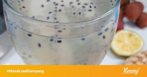 Resep Es Leci Lemon Selasih Jagomasakminggu1periode2 Sederhana Rumahan