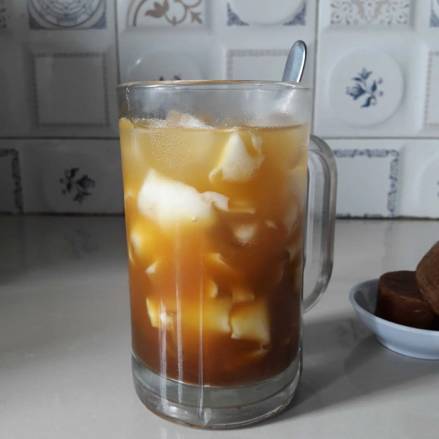 Resep Es Kelapa Muda Gula Aren Jagomasakminggu1periode2 Sederhana Rumahan Di Yummy App