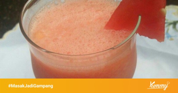 Resep Jus Semangka Melon Jagomasakminggu1periode2 Sederhana Rumahan Di