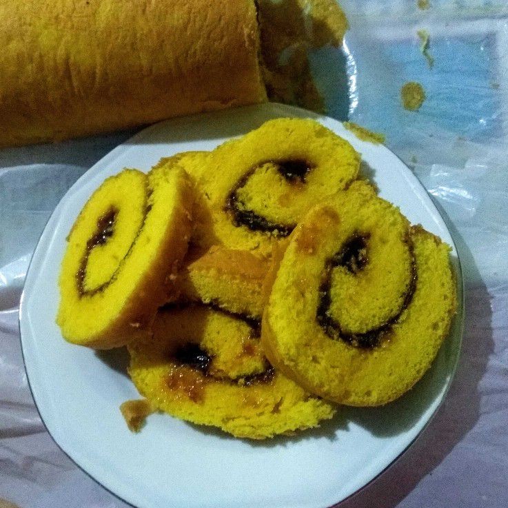 Resep Bolu Kuning Gulung Selai Durian #JagoMasakMinggu2Periode2 ...