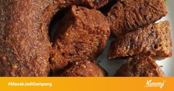 Resep Cake Karamel Jagomasakminggu2periode2 Sederhana Rumahan Di Yummy App