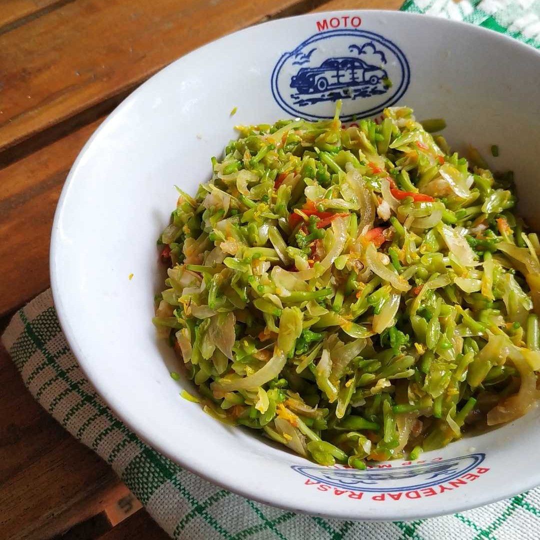 Resep Tumis Bunga Pepaya dan Teri Sederhana Rumahan di Yummy App