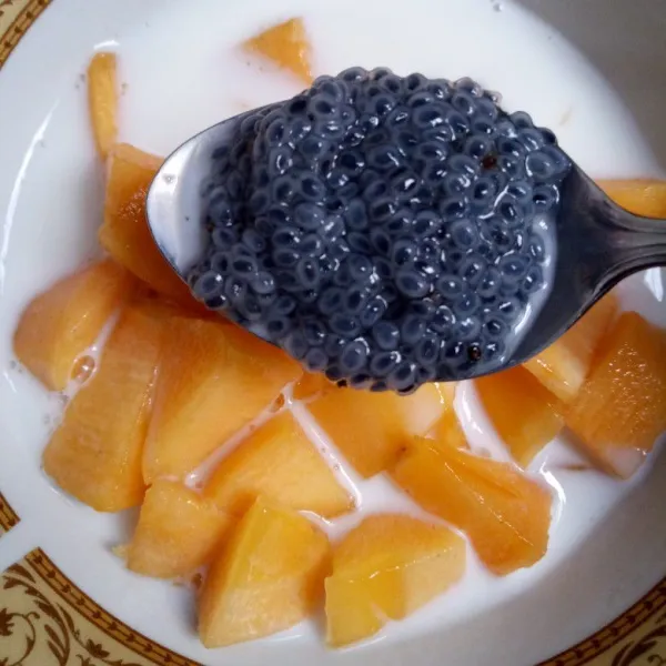 Resep Sop Buah Kesemek Yogurt Selasih Jagomasakminggu3periode2
