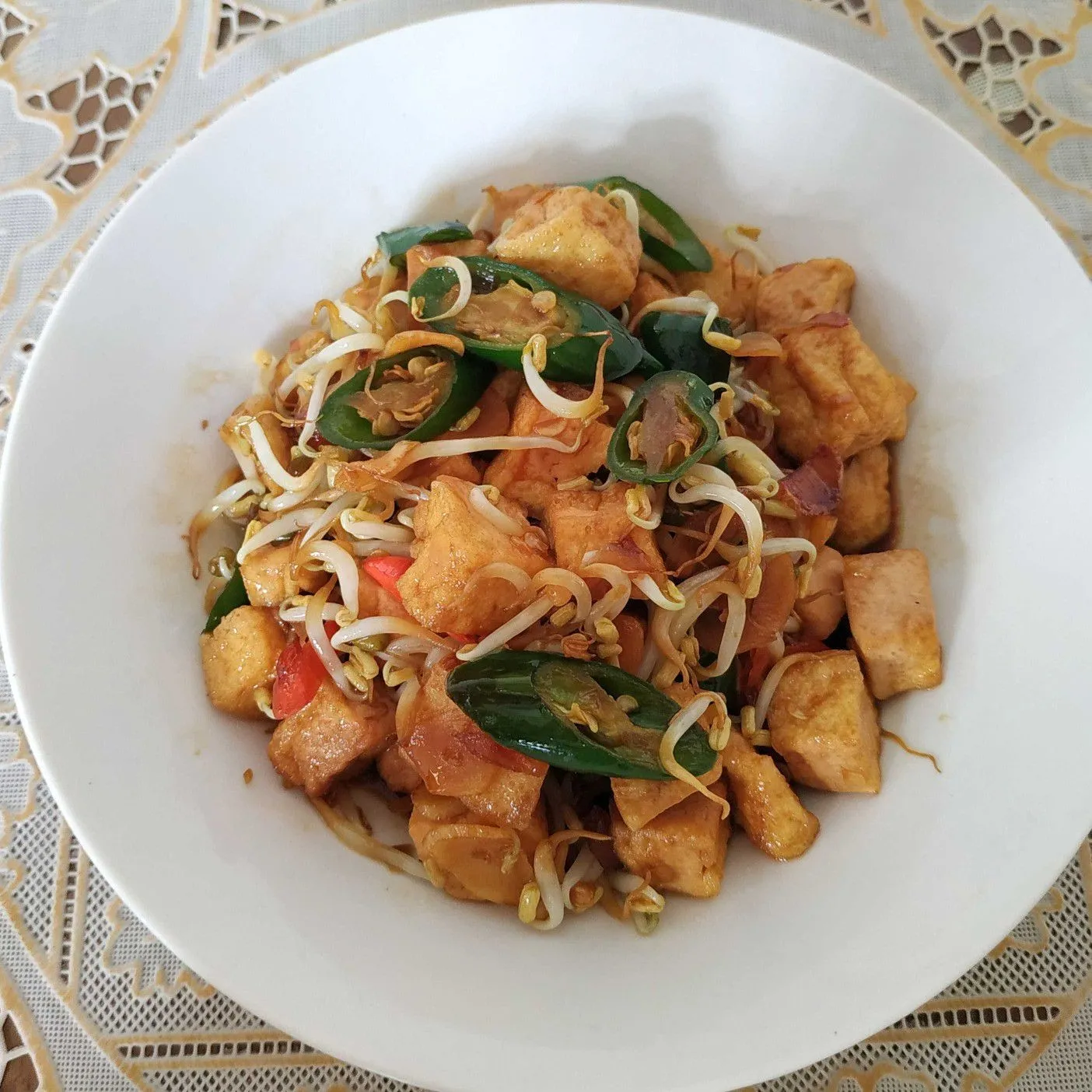 Resep Oseng Tahu Tauge Cabe Hijau Jagomasakminggu3periode2 Sederhana