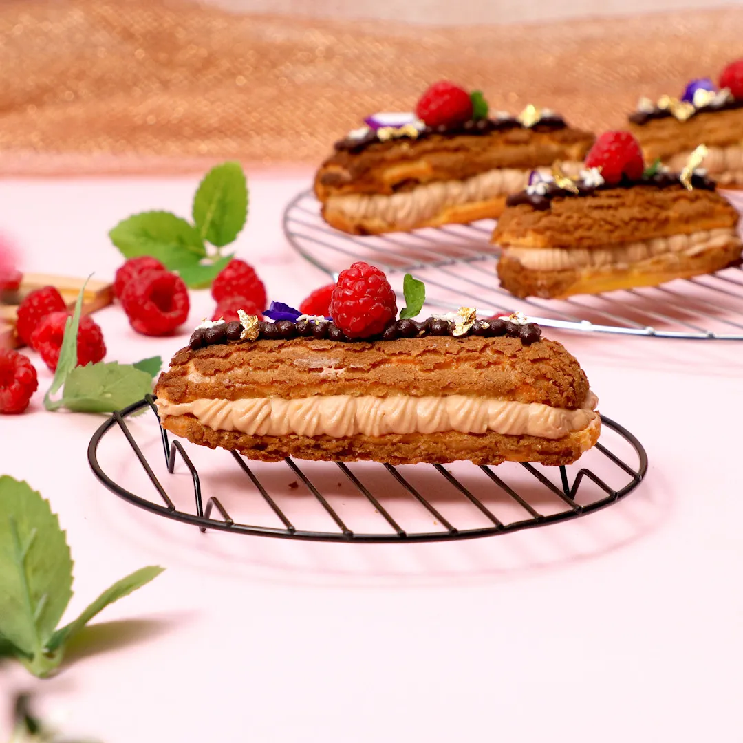 Resep Eclair Crackle with Mousseline Cream Sederhana Rumahan dari Chef ...