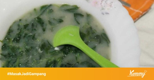Resep Bobor Bayam Kuah Santan Sederhana Rumahan Di Yummy App