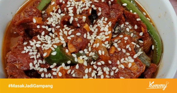 Resep Beef Yakiniku Jagomasakminggu7periode2 Sederhana Rumahan Di