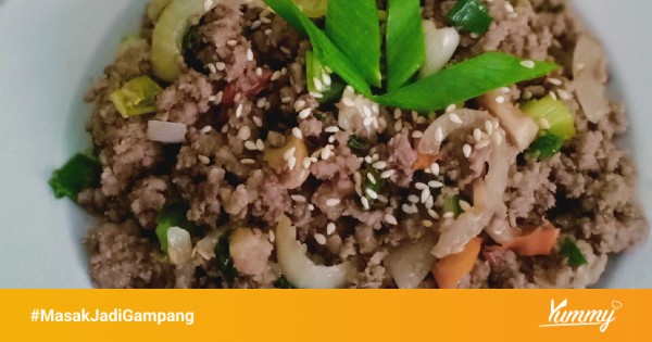 Resep Ground Beef Yakiniku Jagomasakminggu7periode2 Sederhana Rumahan