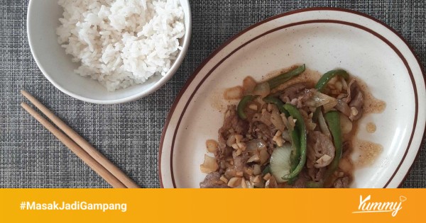 Resep Beef Yakiniku Jagomasakminggu7periode2 Sederhana Rumahan Di