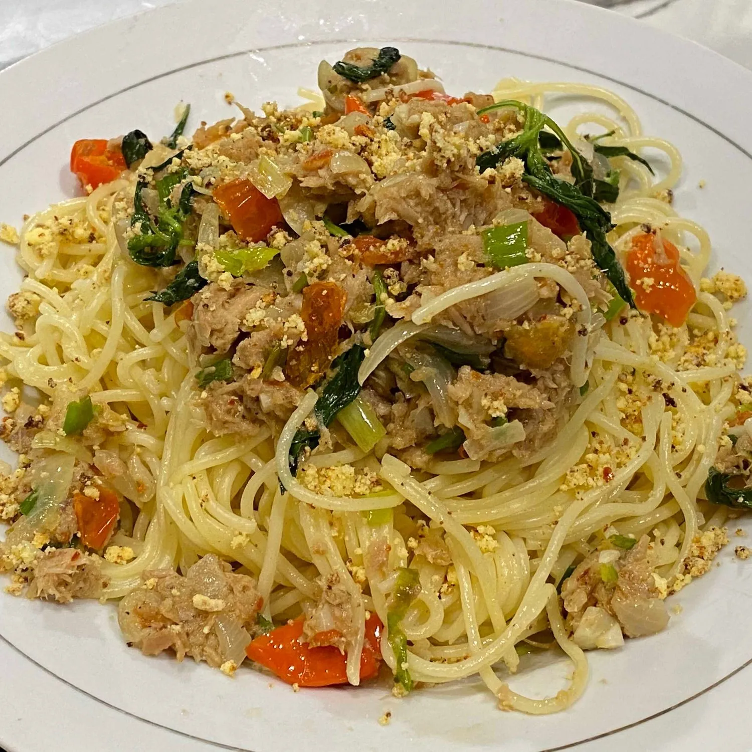 Resep Spaghetti Tuna Dancow Sederhana Rumahan Di Yummy App