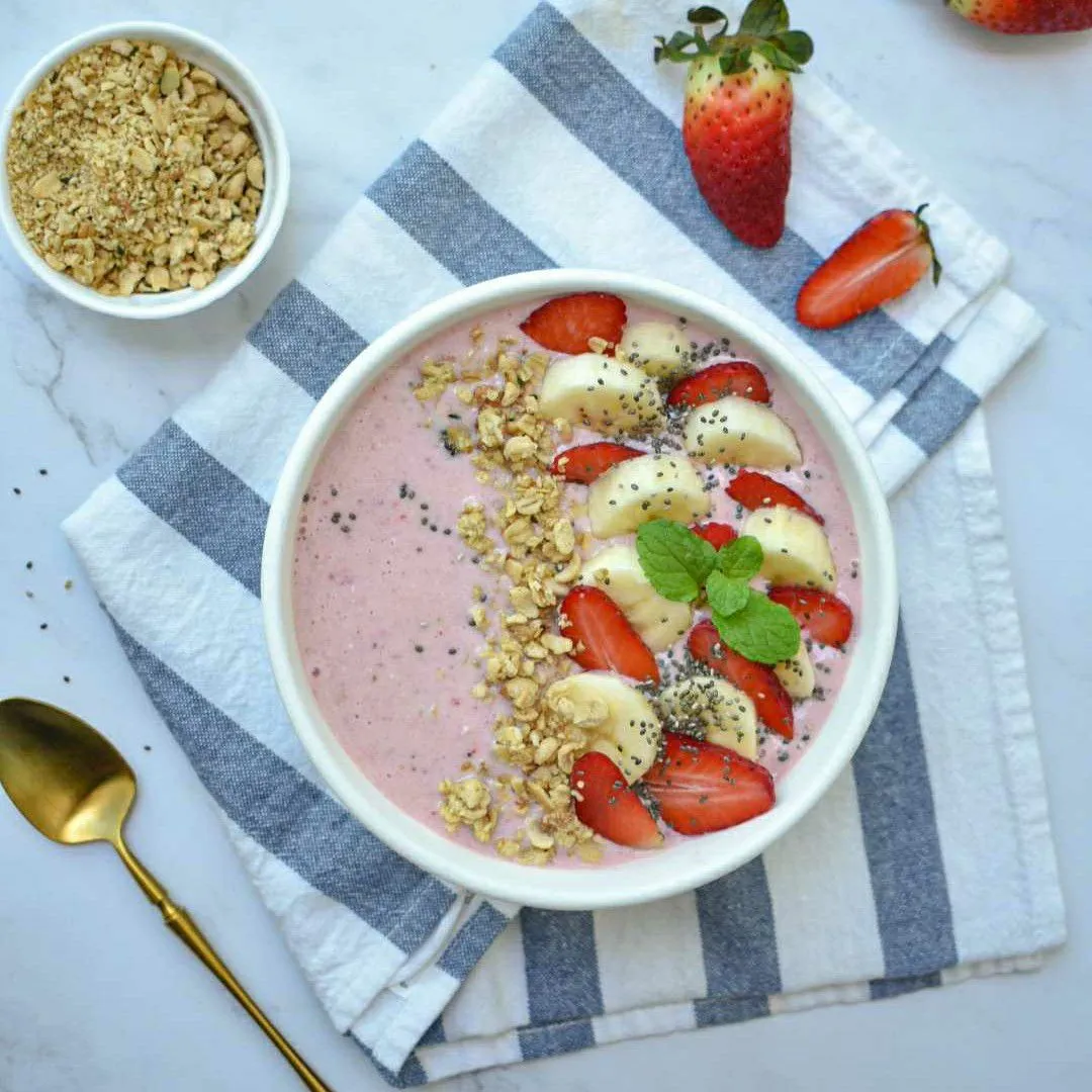Resep Strawberry Smoothie Sederhana Rumahan Di Yummy App