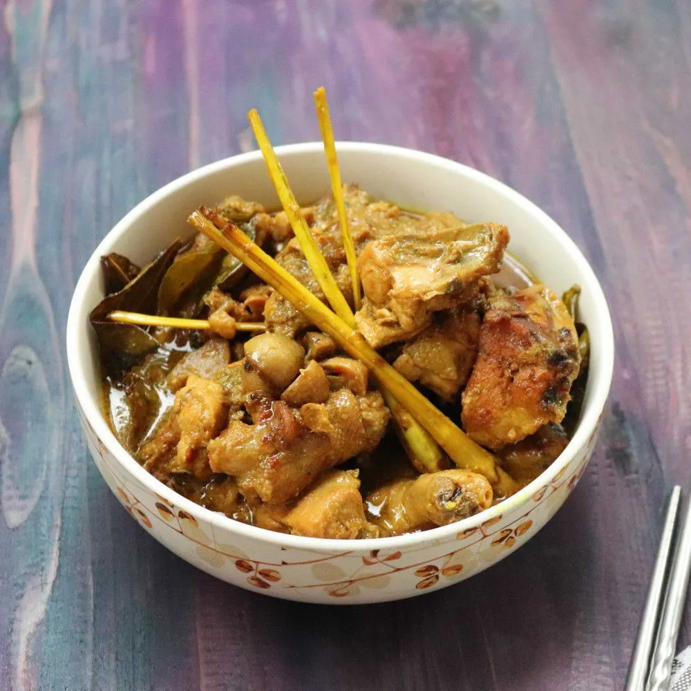 Resep Ayam Jamur Bumbu Kemiri Jagomasakminggu10periode2 Sederhana