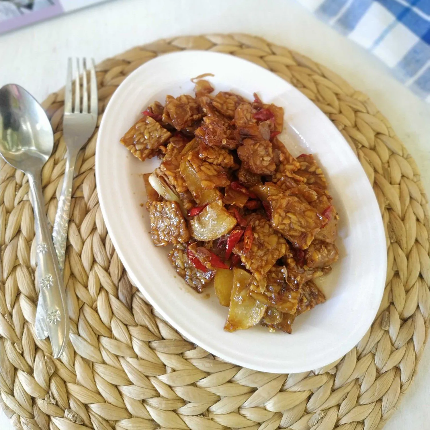 Resep Kering Tempe Kentang Pedas Manis Sederhana Rumahan Di Yummy App
