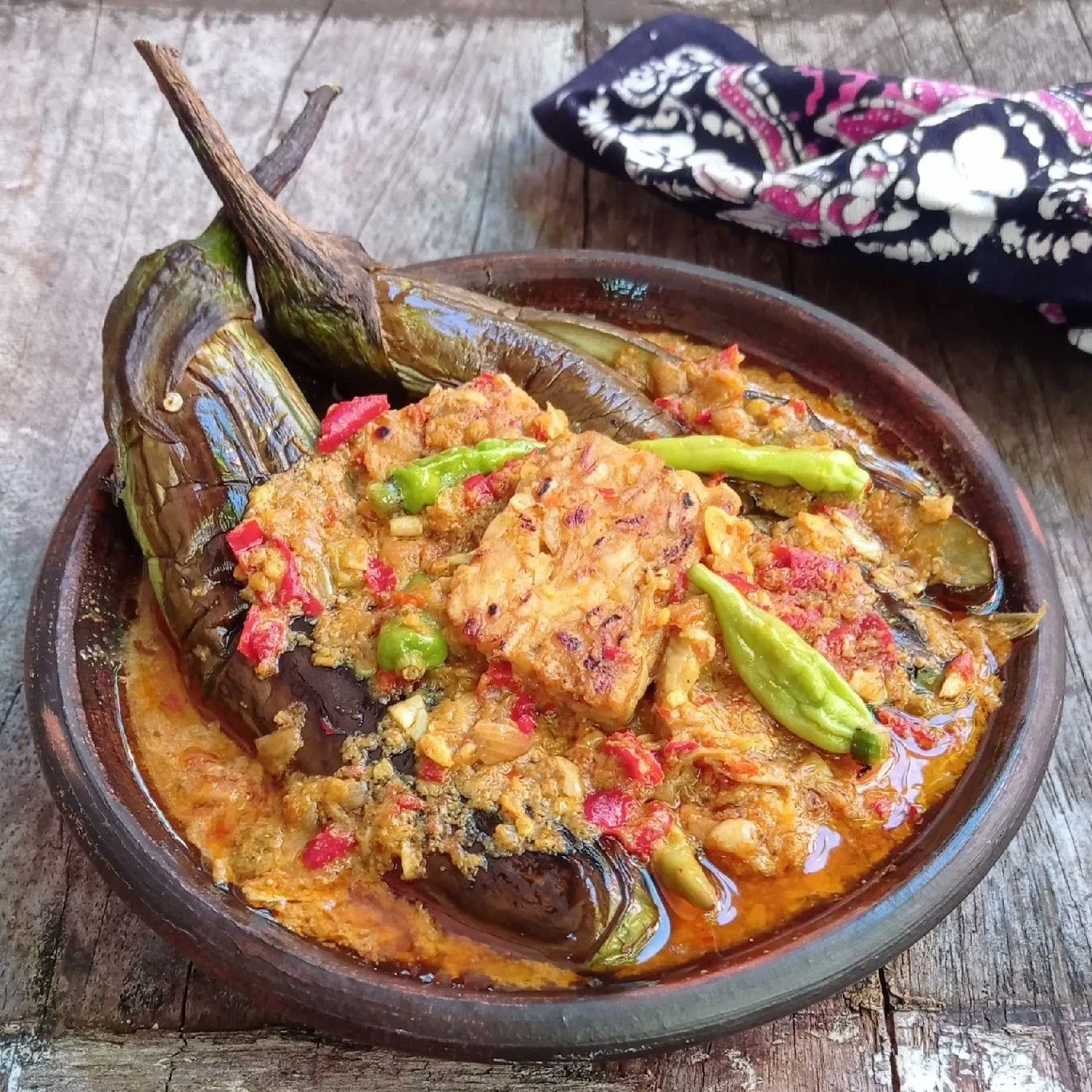 Resep Pecak Terong Tempe Bakar Jagomasakminggu10periode2 Sederhana Rumahan Dari Nanabillaaa