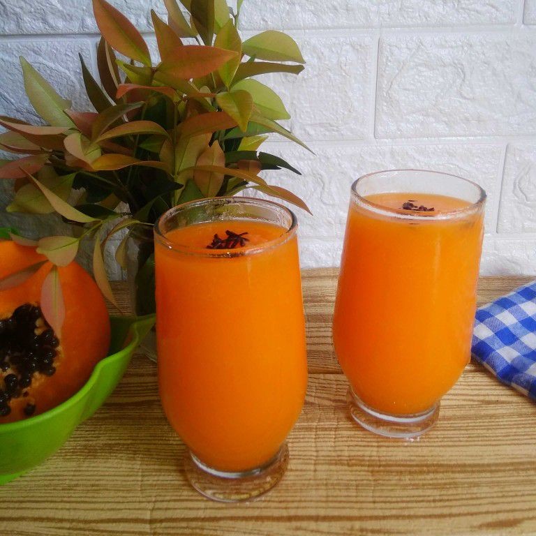 Resep Pepaya Jas Jus Jeruk Peras Sederhana Rumahan di Yummy App